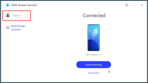 【OPPO】画面ミラーリングとさらに2つのアプリを開くことができある「Multi-Screen Connect」の使い方【ColorOS14】