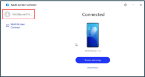 【OPPO】画面ミラーリングとさらに2つのアプリを開くことができある「Multi-Screen Connect」の使い方【ColorOS14】